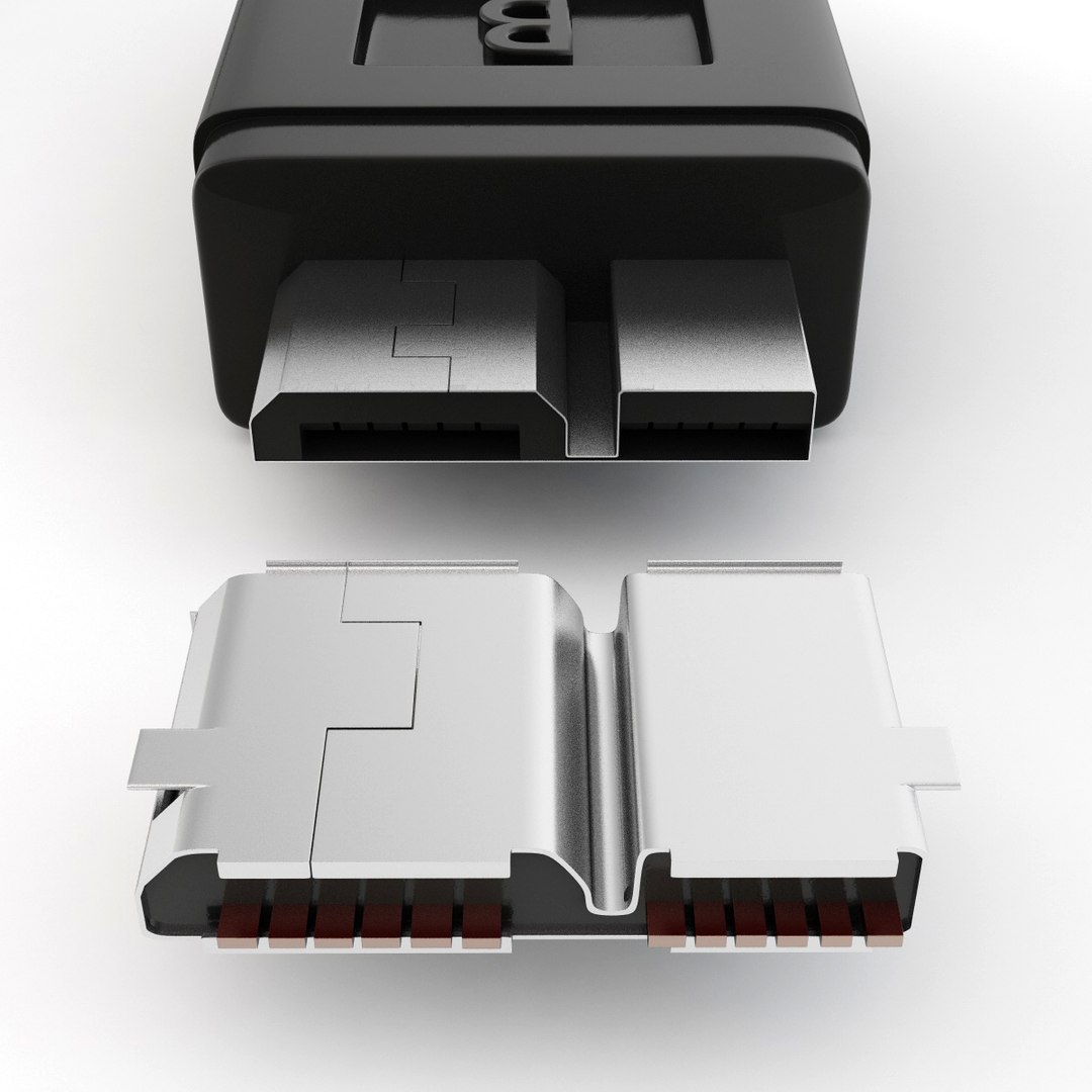3d Model Usb Micro B