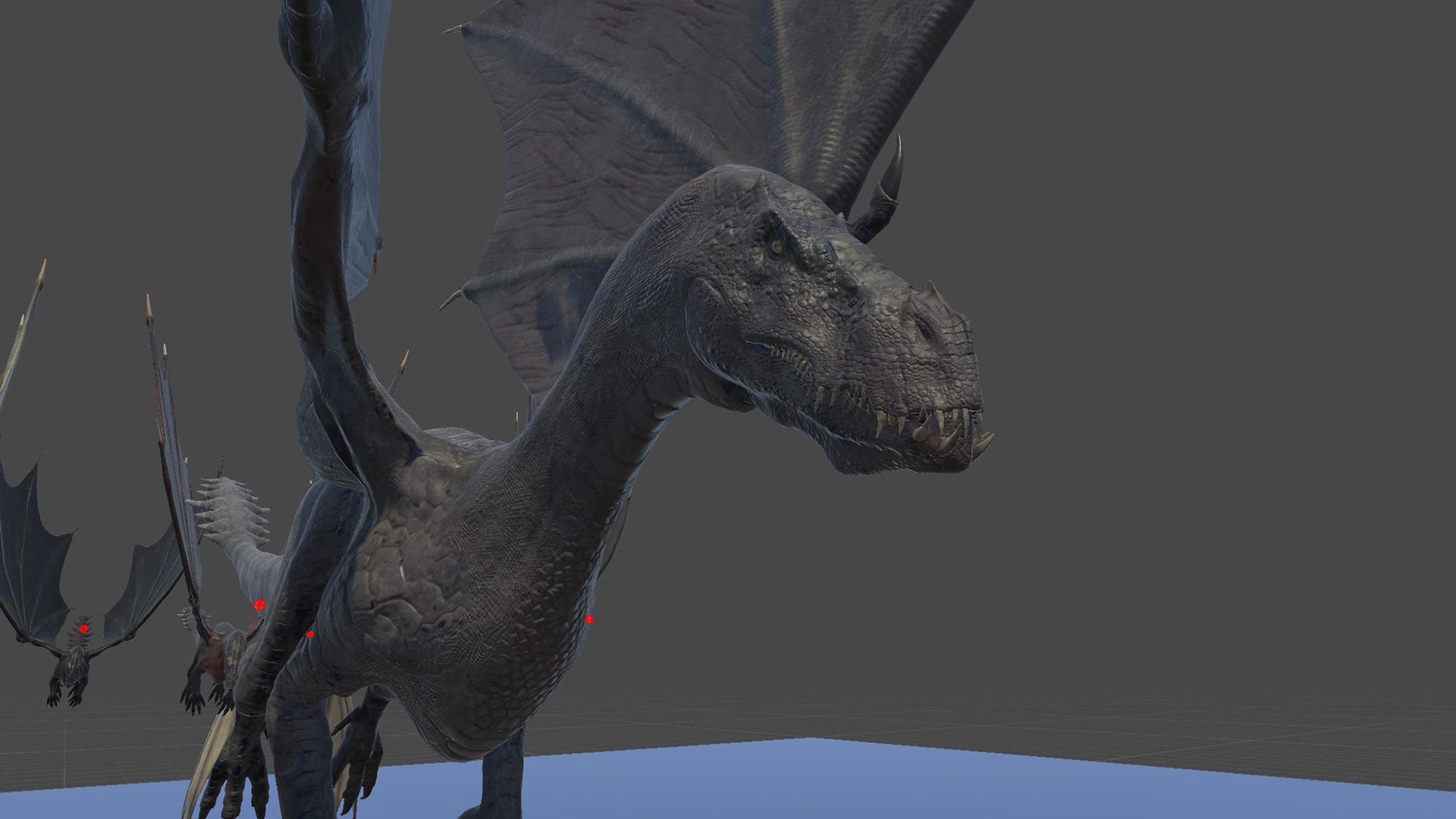 3D Model Iron Fire Dragon - Unity Project - TurboSquid 2250406