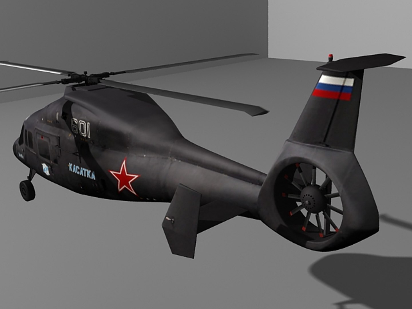 3ds max air force ka-60 helicopter