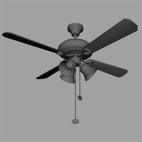 maya accurate fan ceiling