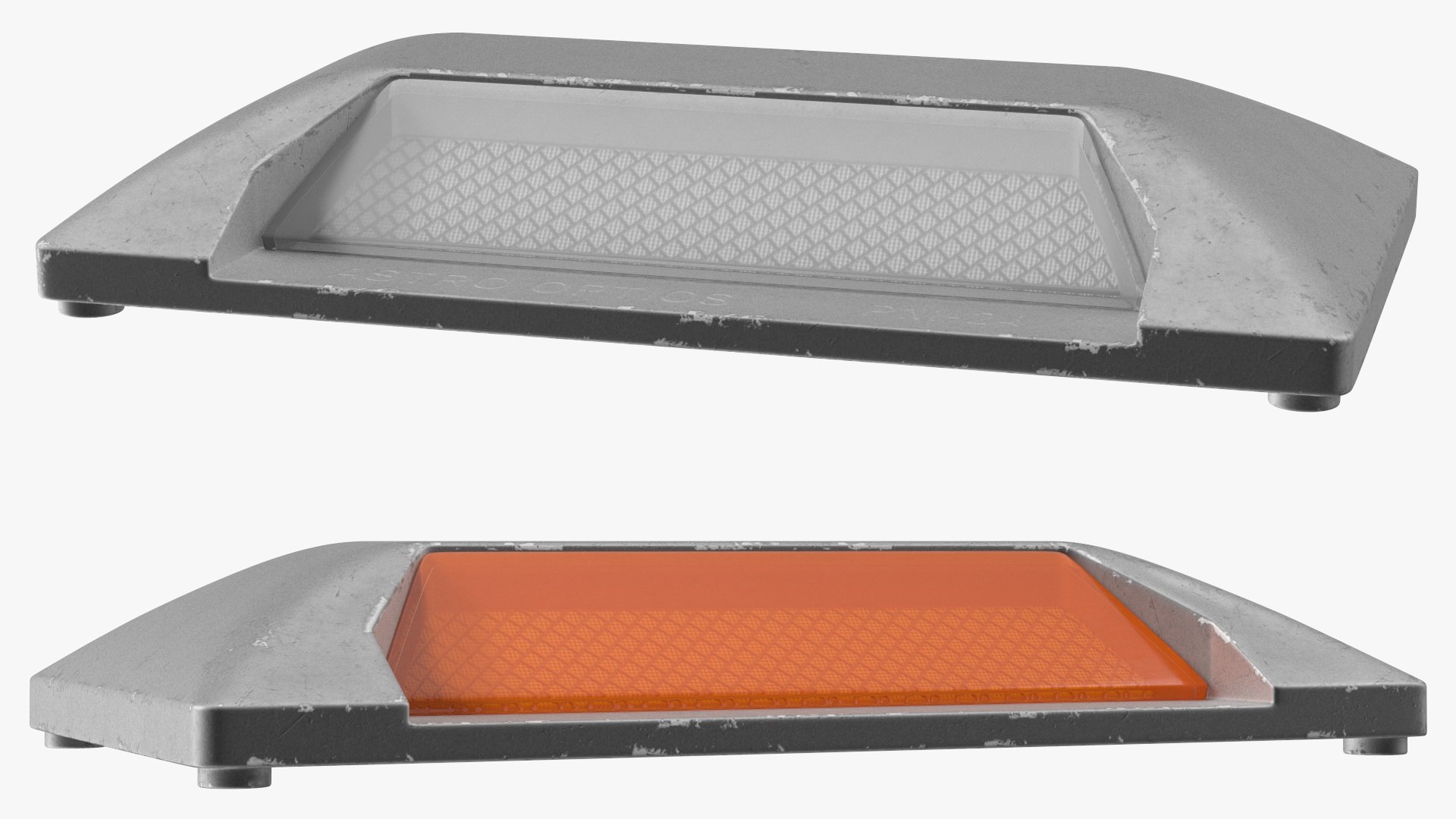 3D Aluminum Raised Pavement Marker Model - TurboSquid 2068416