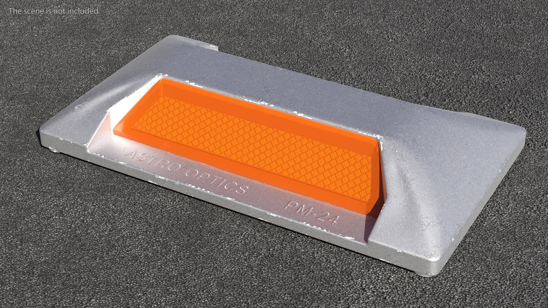 3D Aluminum Raised Pavement Marker Model - TurboSquid 2068416