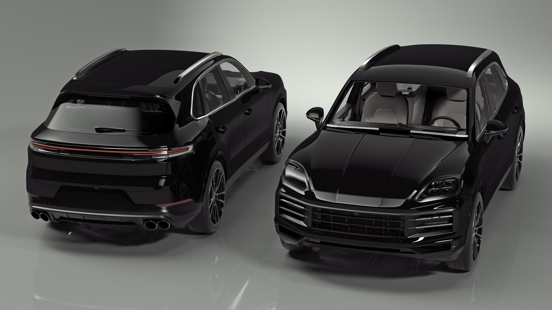 Luxury Black European Crossover 3D model - TurboSquid 2134067