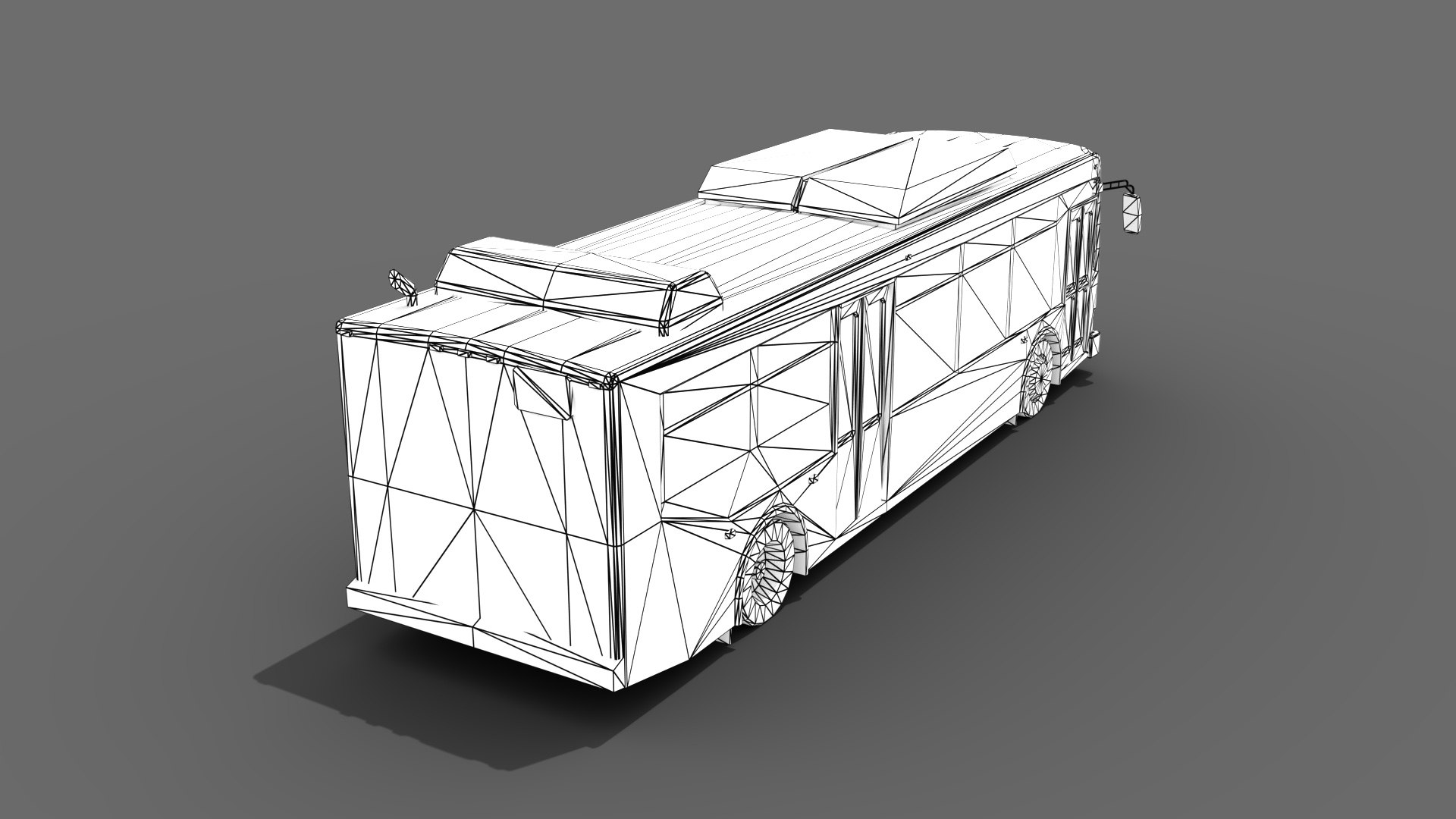 City Bus 3d Model