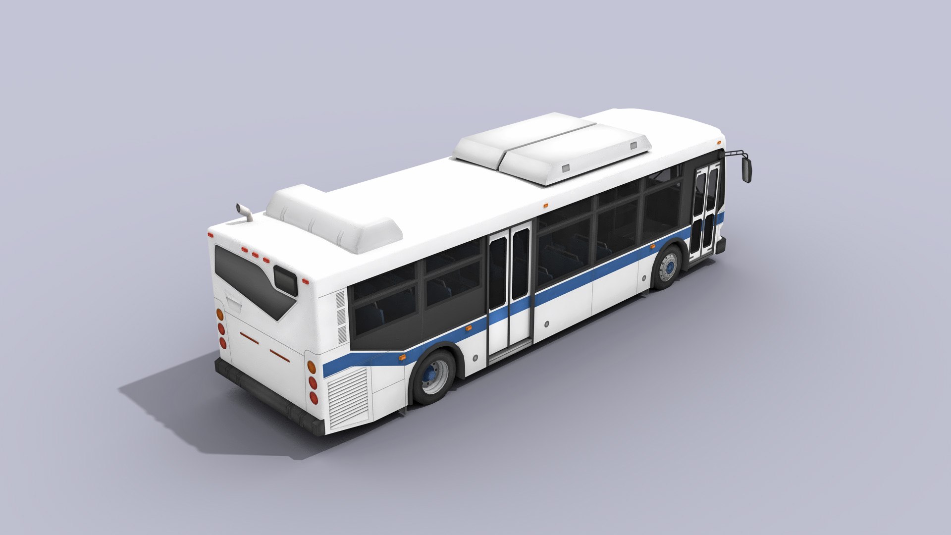City Bus 3d Model