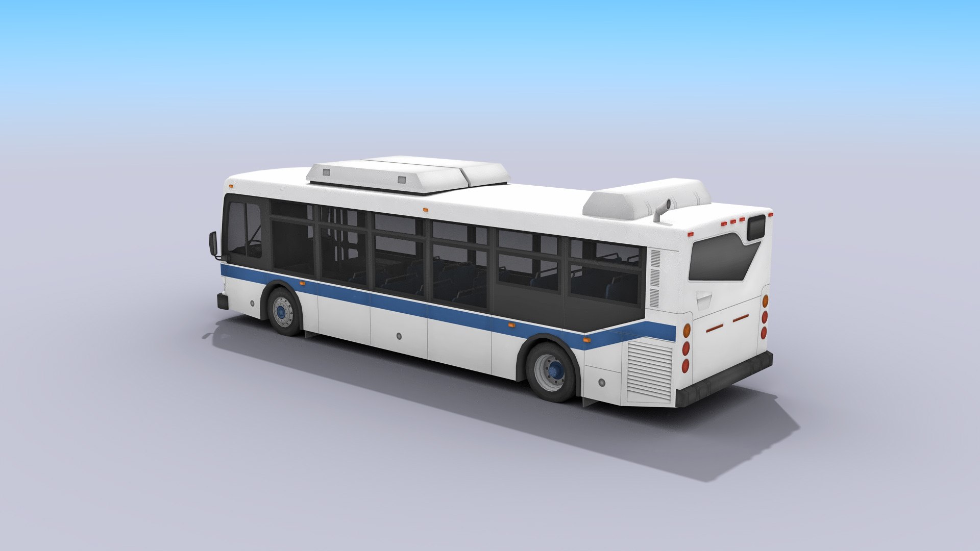 City Bus 3d Model