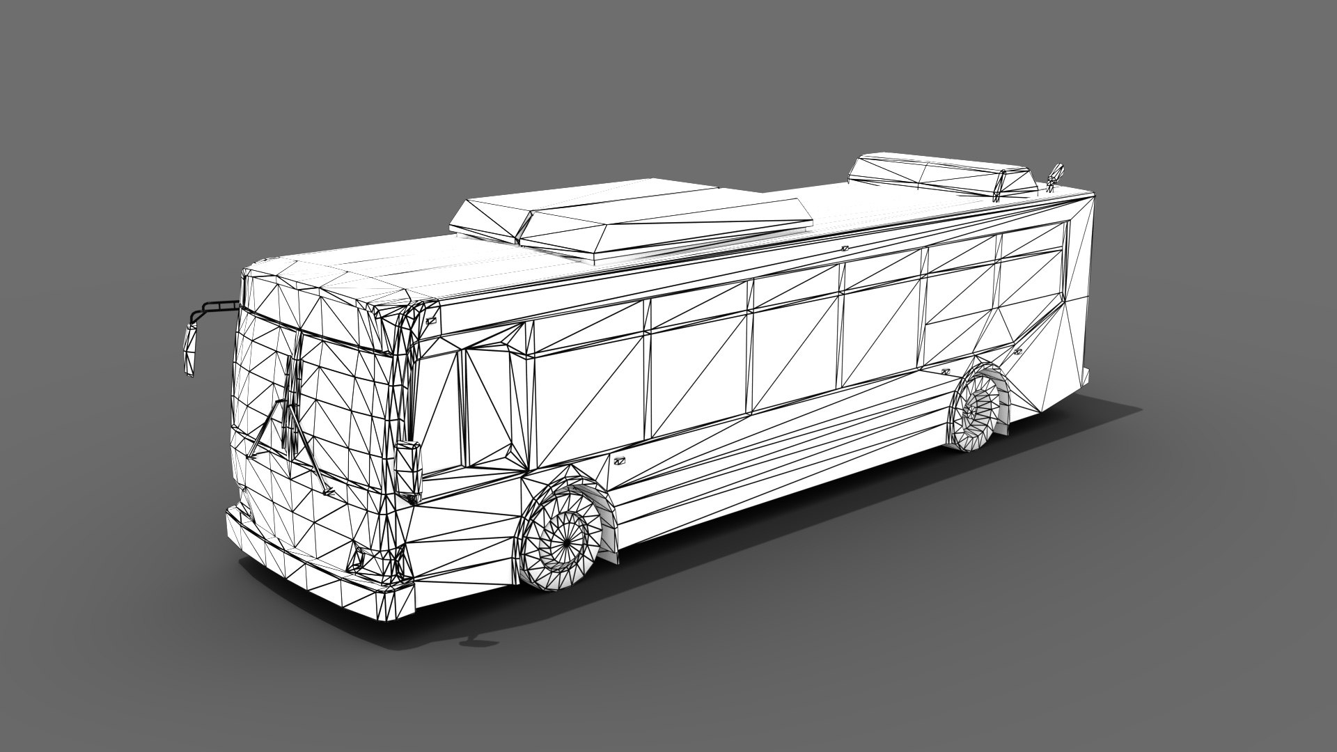 City Bus 3d Model