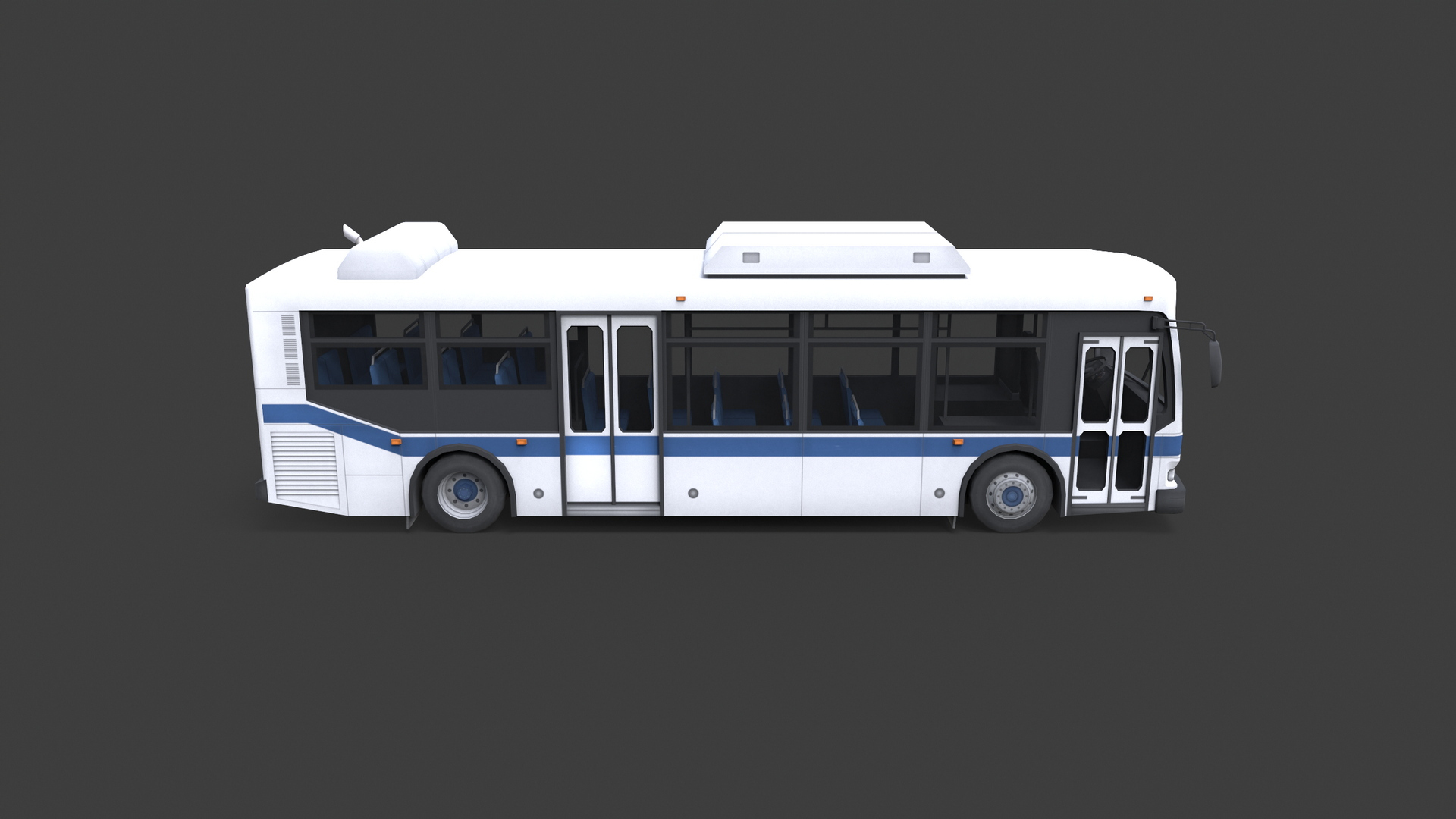 city bus 3d model