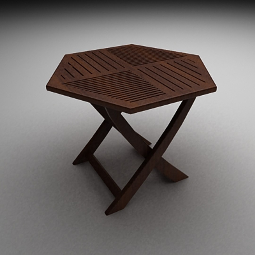 diamond-shaped table 3d model