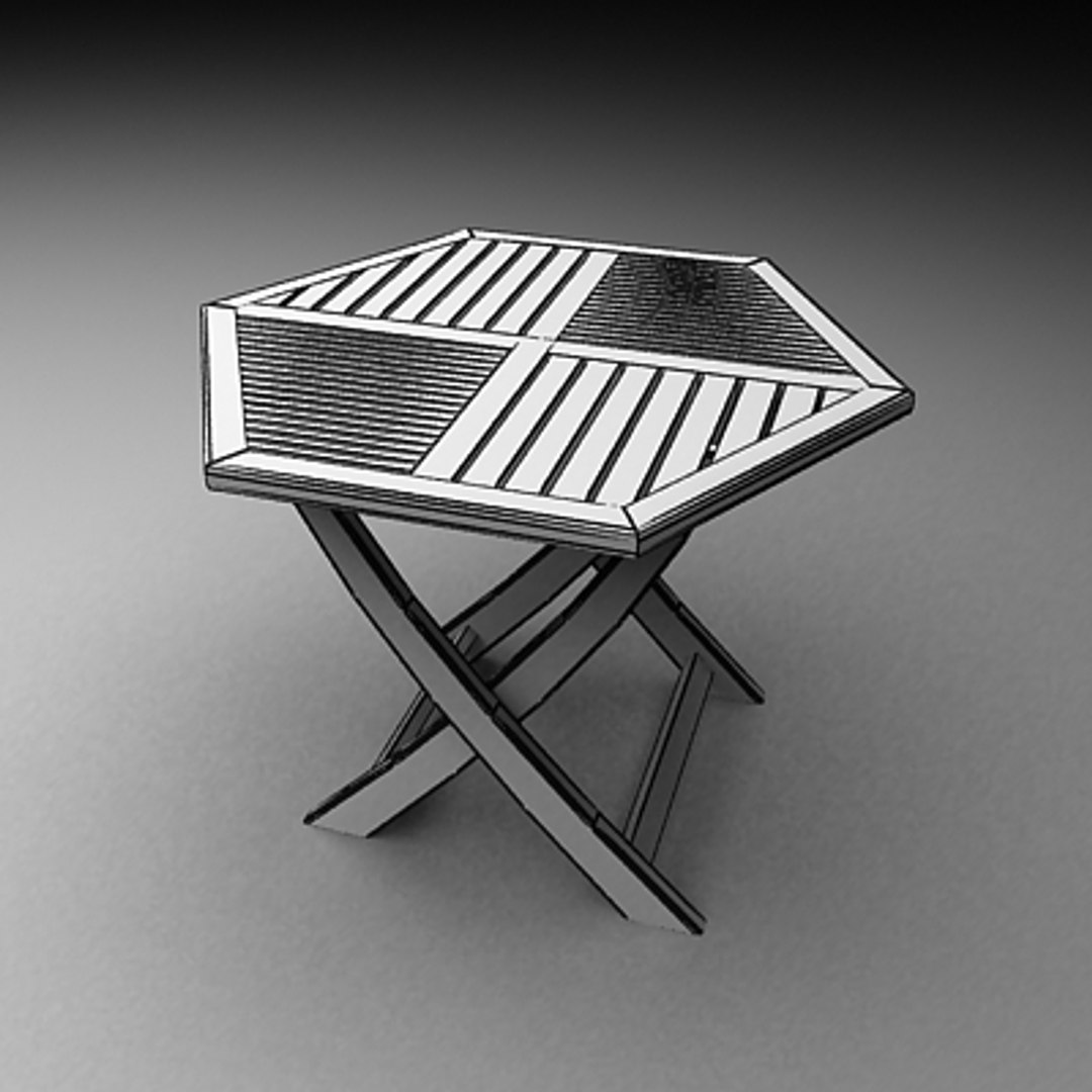 diamond-shaped table 3d model