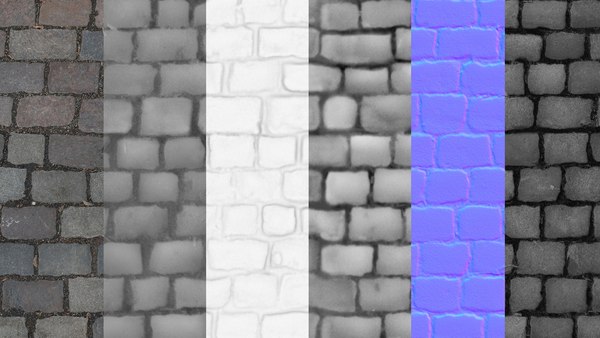 Pavement cobblestone 3D - TurboSquid 1211531