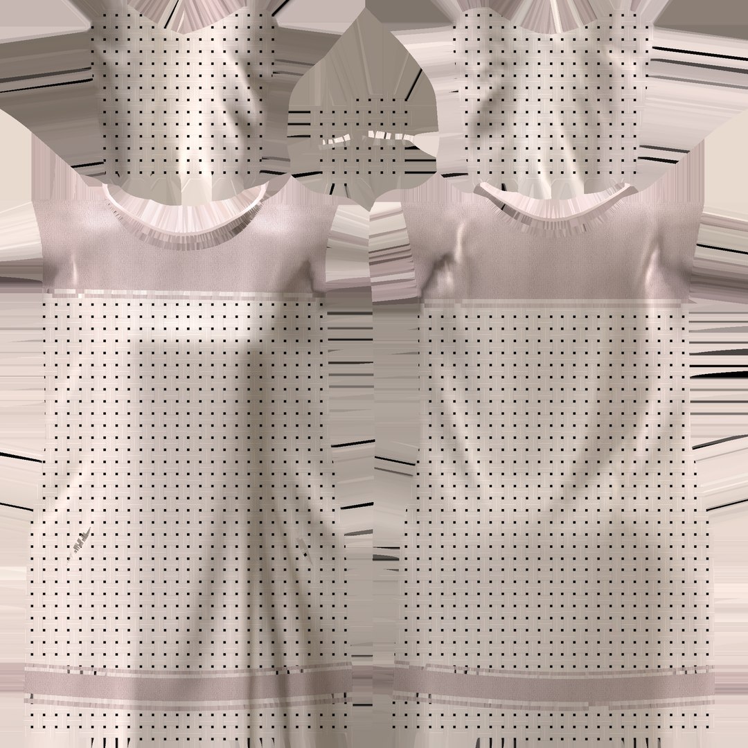 3D Tunic Summer Dress - TurboSquid 1881377
