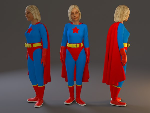 Superhero 3D Models for Download | TurboSquid