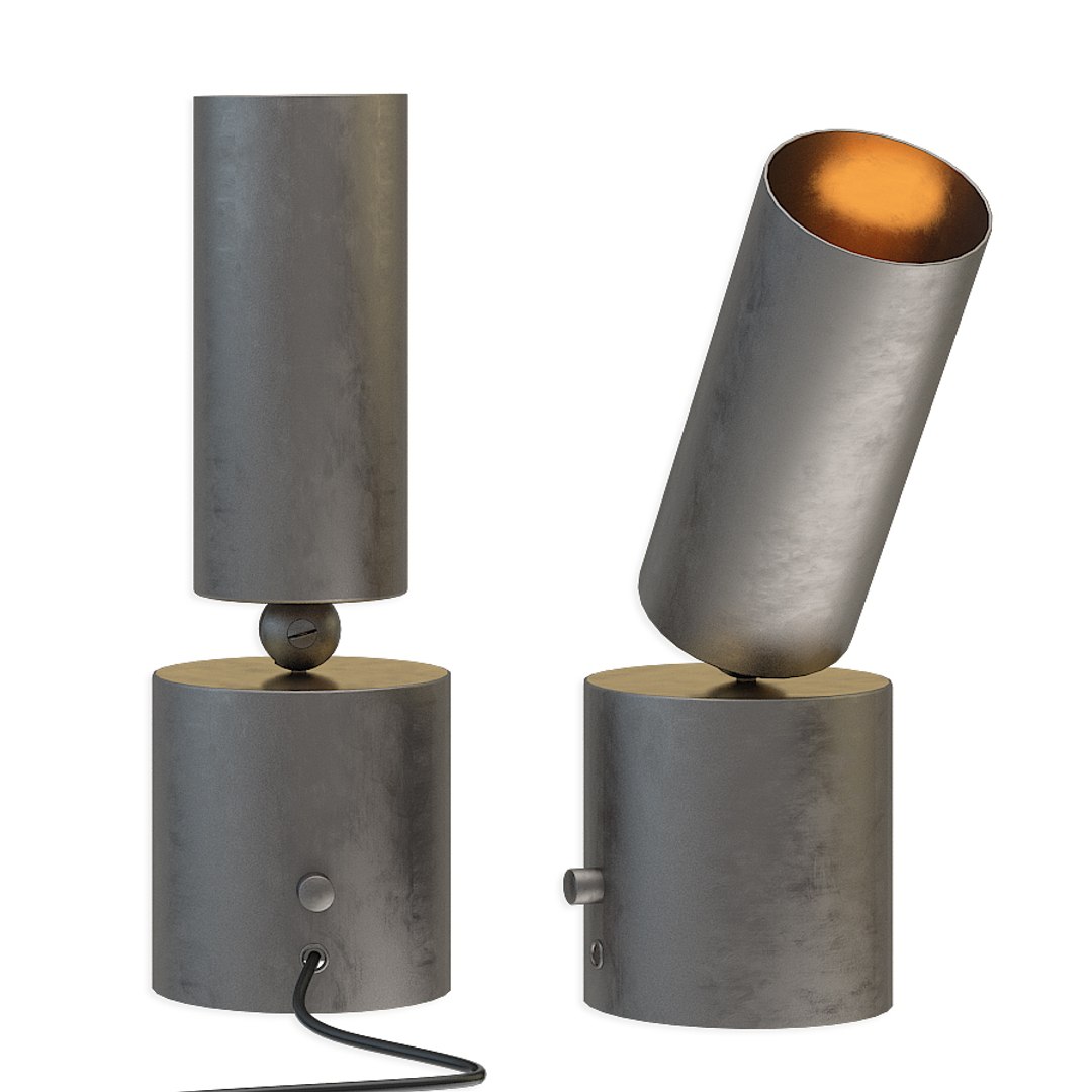 Cylinder Table Light Apparatus 3D Model - TurboSquid 1477973