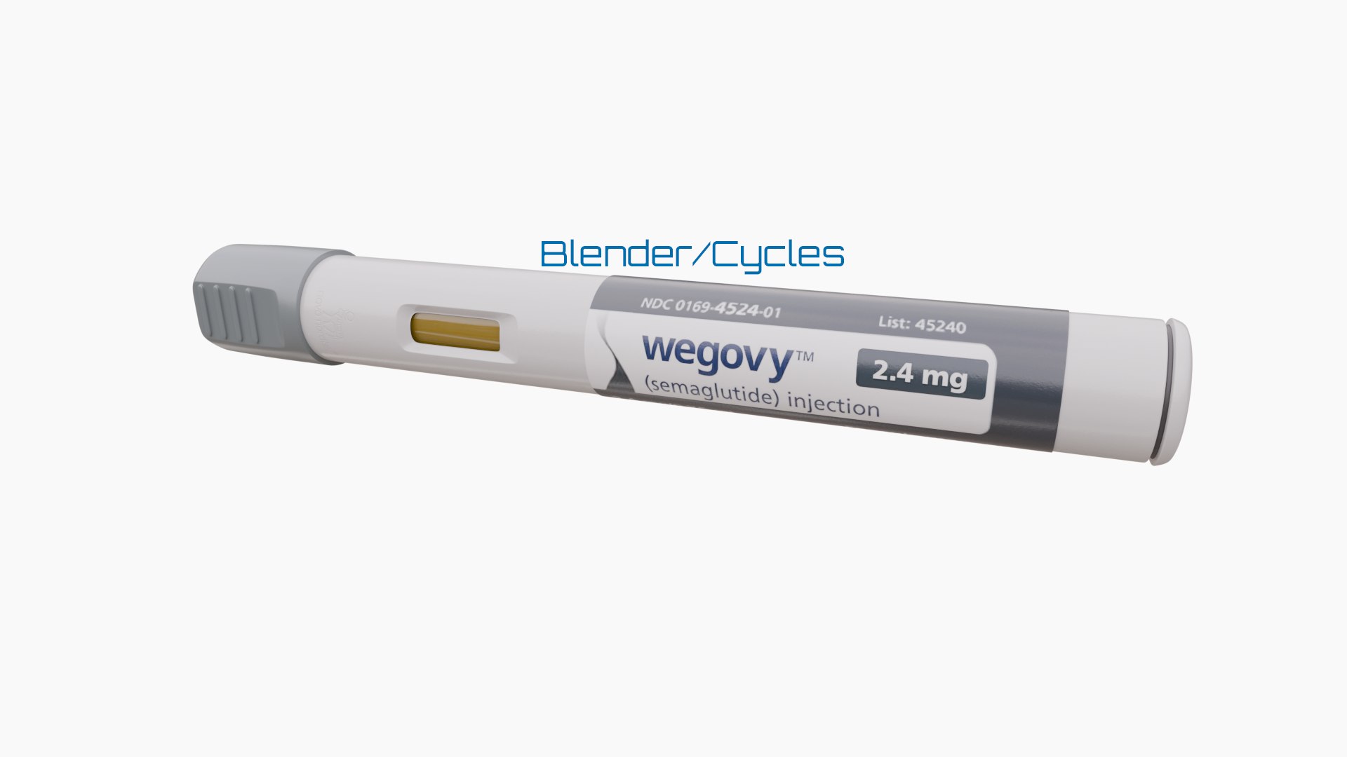 3D Wegovy Pen - TurboSquid 2342925