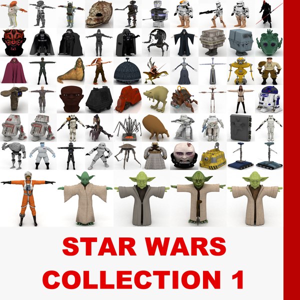 The Ultimate Star Wars Collection 13D模型 - TurboSquid 2005762