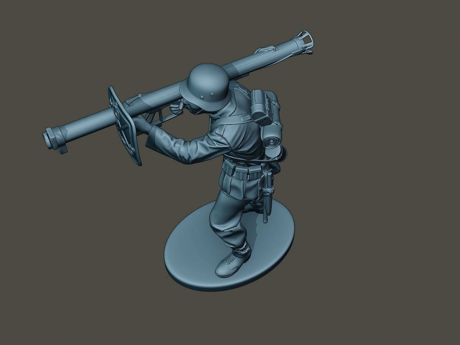 German soldier ww2 shoot 3D model - TurboSquid 1510144