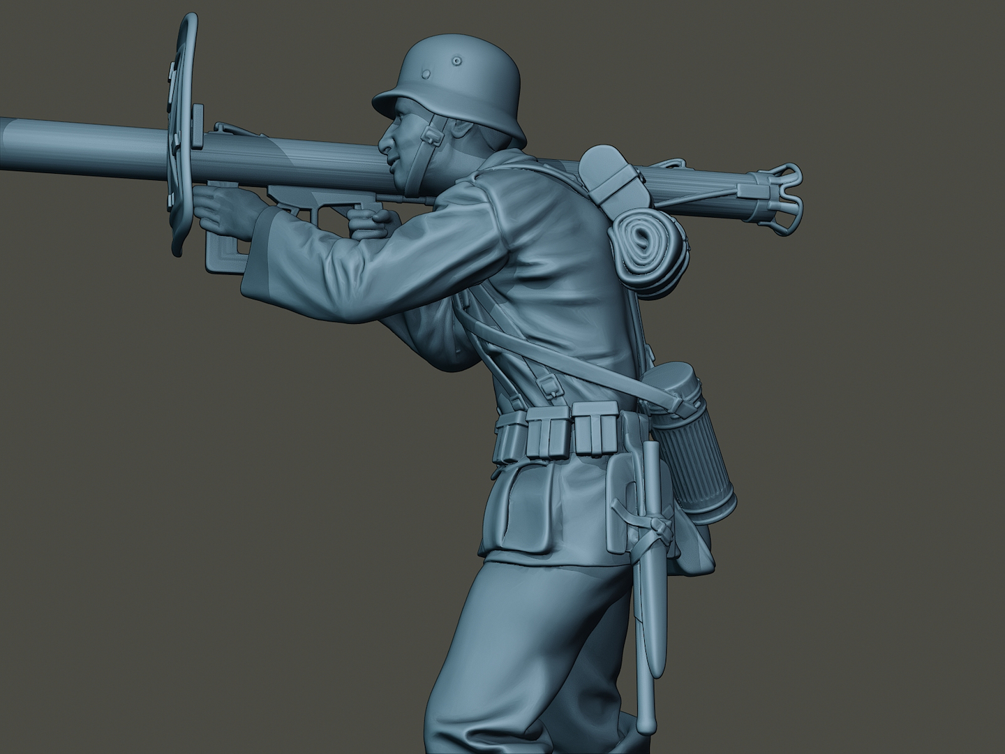 German soldier ww2 shoot 3D model - TurboSquid 1510144