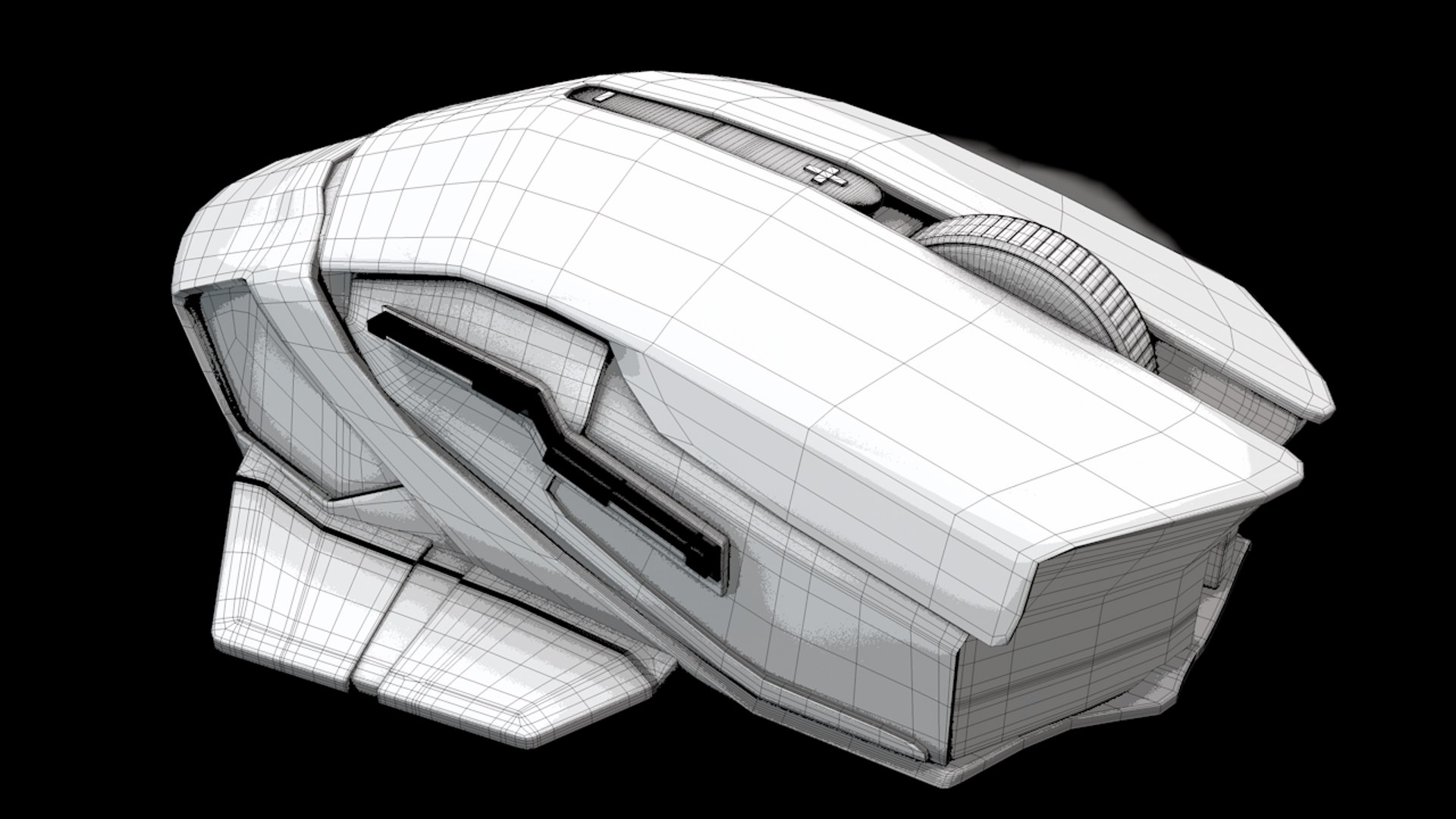 Wireless Gaming Mouse 3d C4d