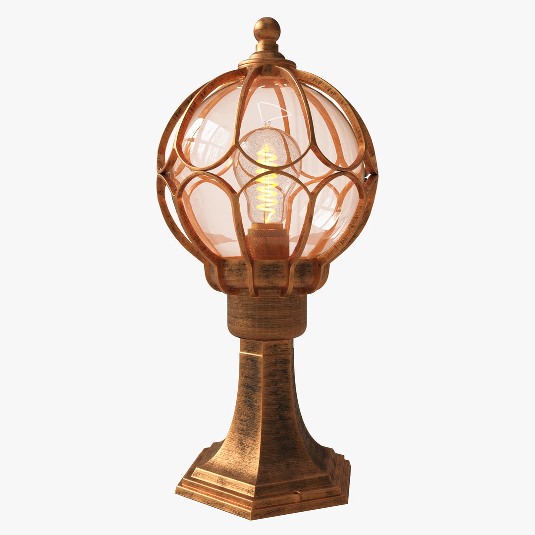 3D Lantern in The Art Nouveau Style - TurboSquid 2087366