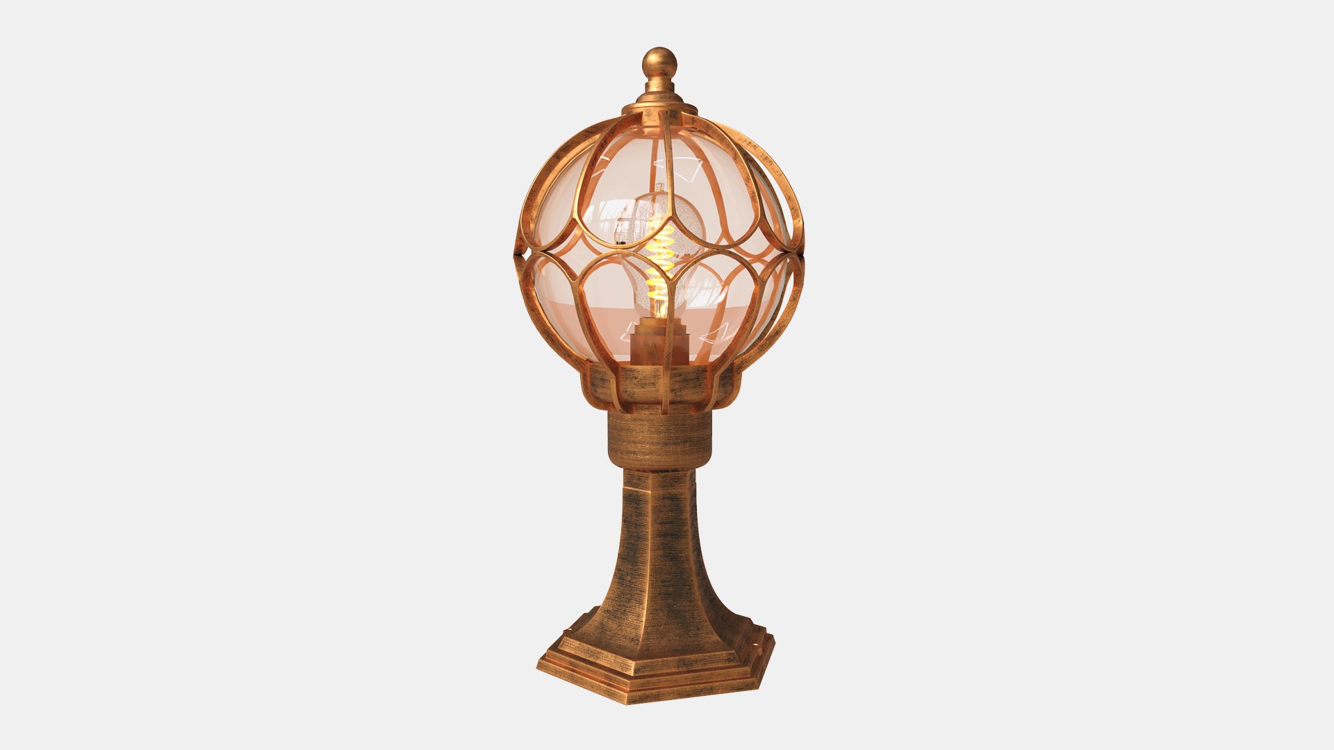 3D Lantern In The Art Nouveau Style - TurboSquid 2087366