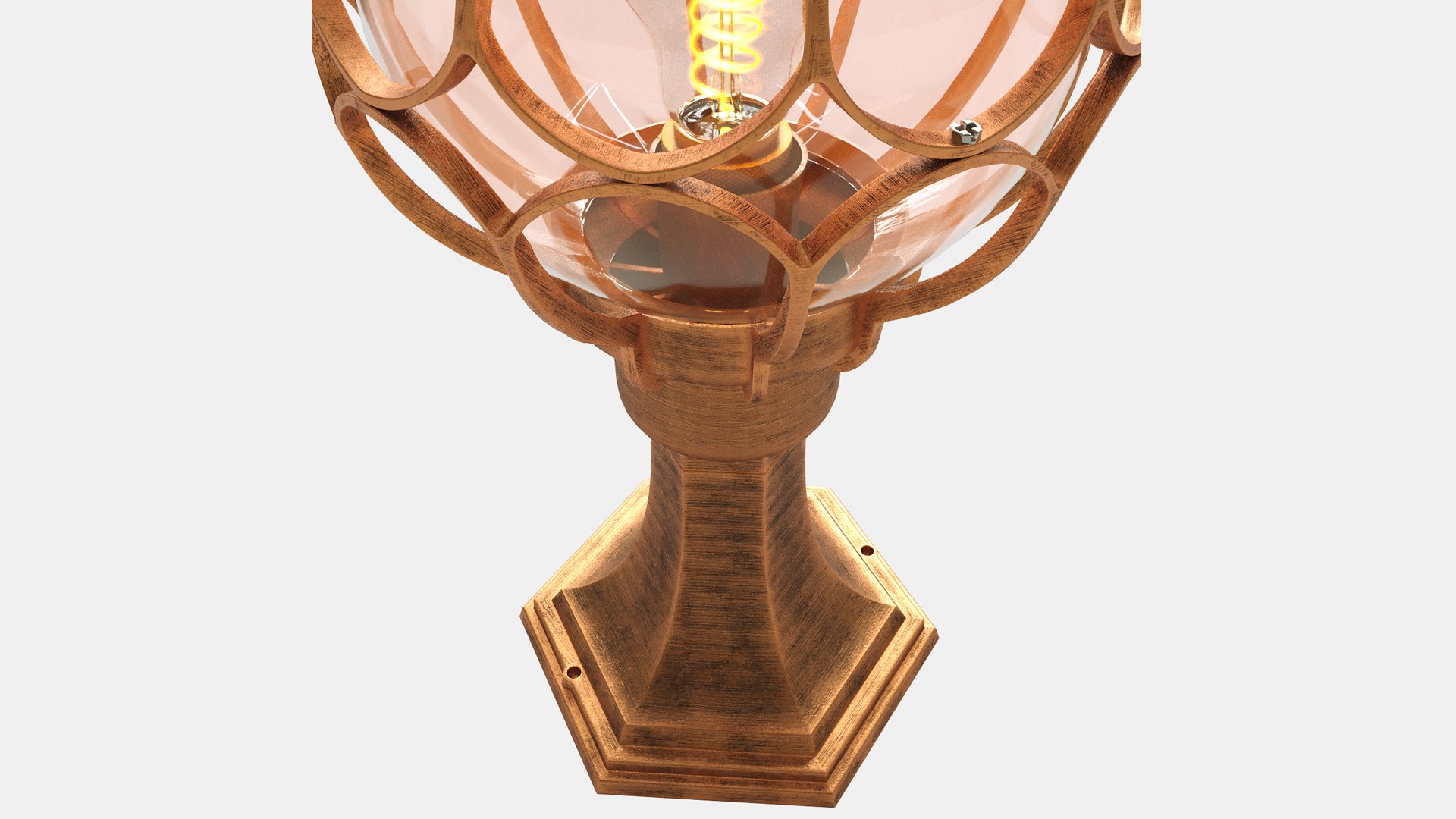 3D Lantern in The Art Nouveau Style - TurboSquid 2087366
