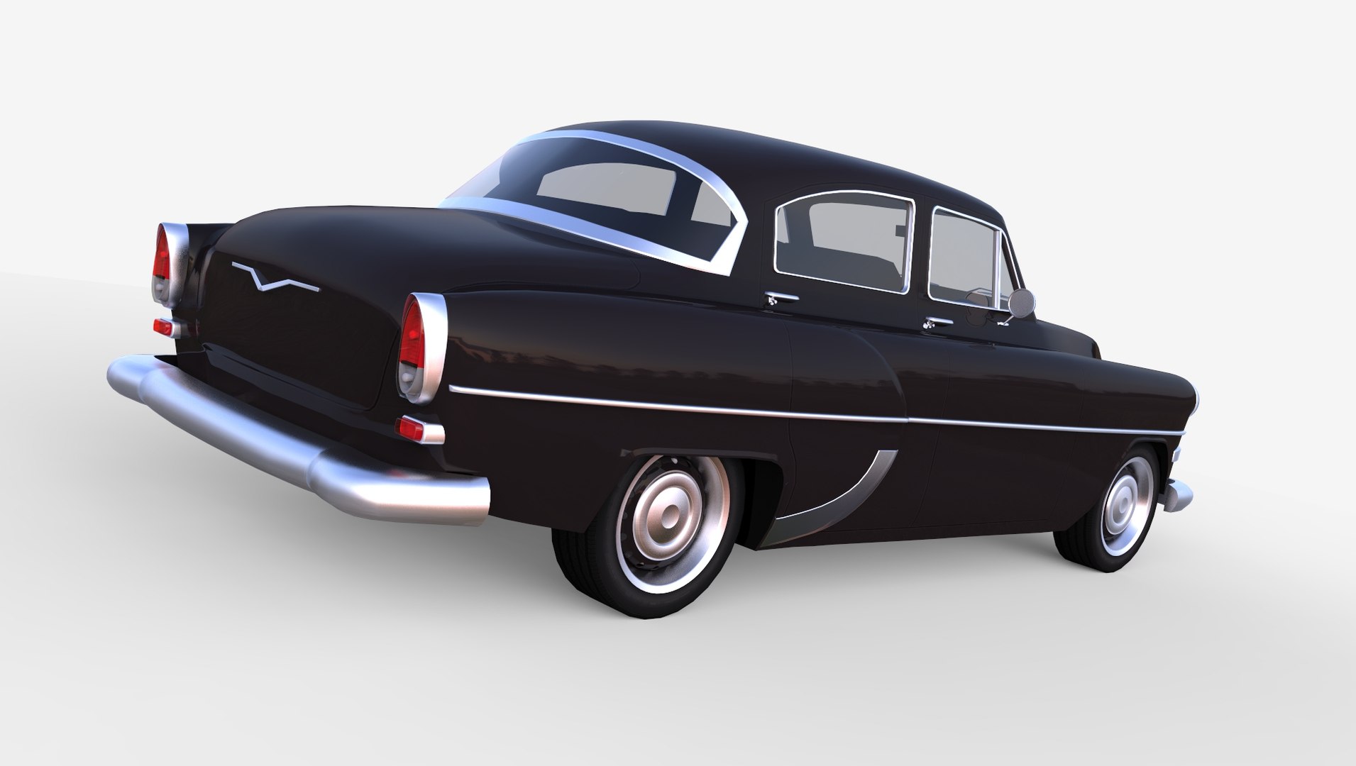 3d Generic Classic Sedan Broadway