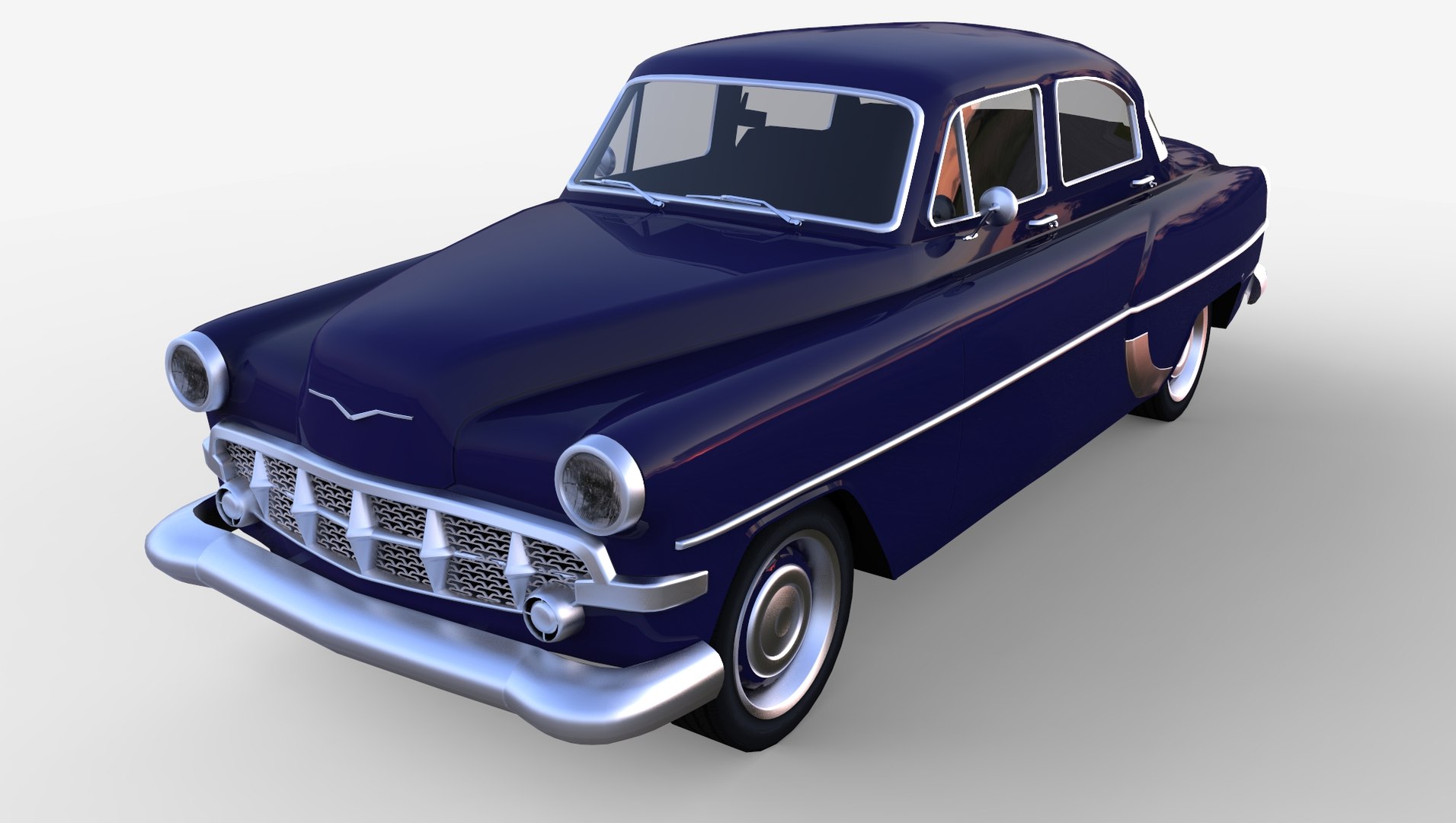 3d Generic Classic Sedan Broadway