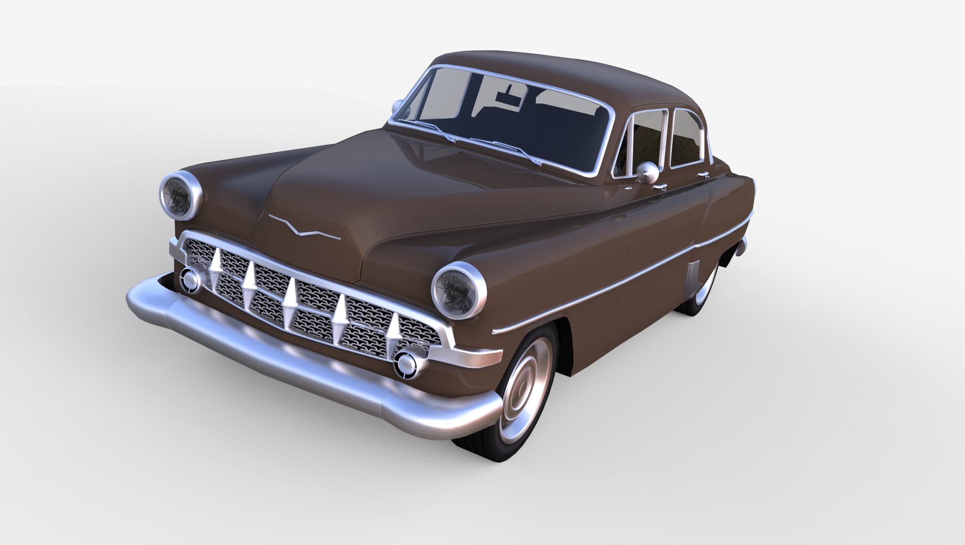 3d Generic Classic Sedan Broadway