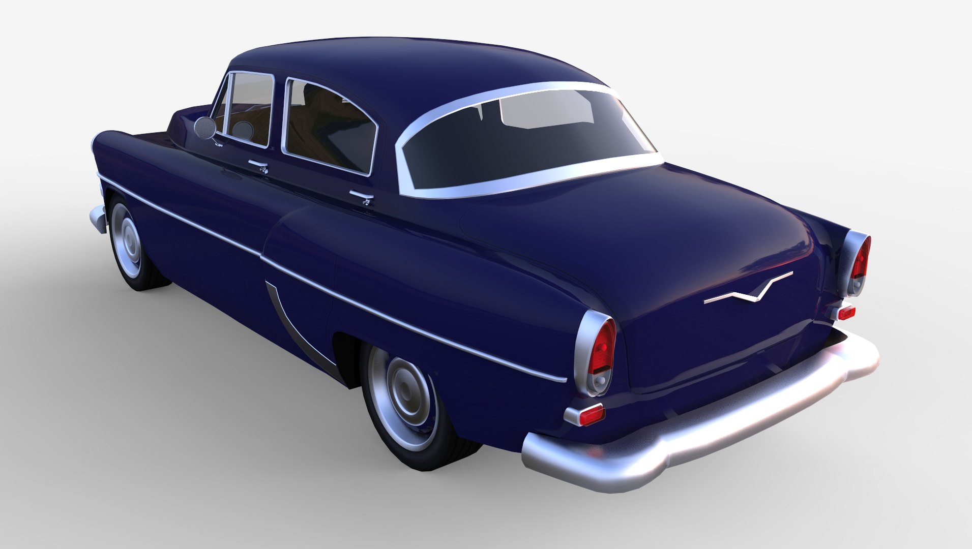 3d Generic Classic Sedan Broadway