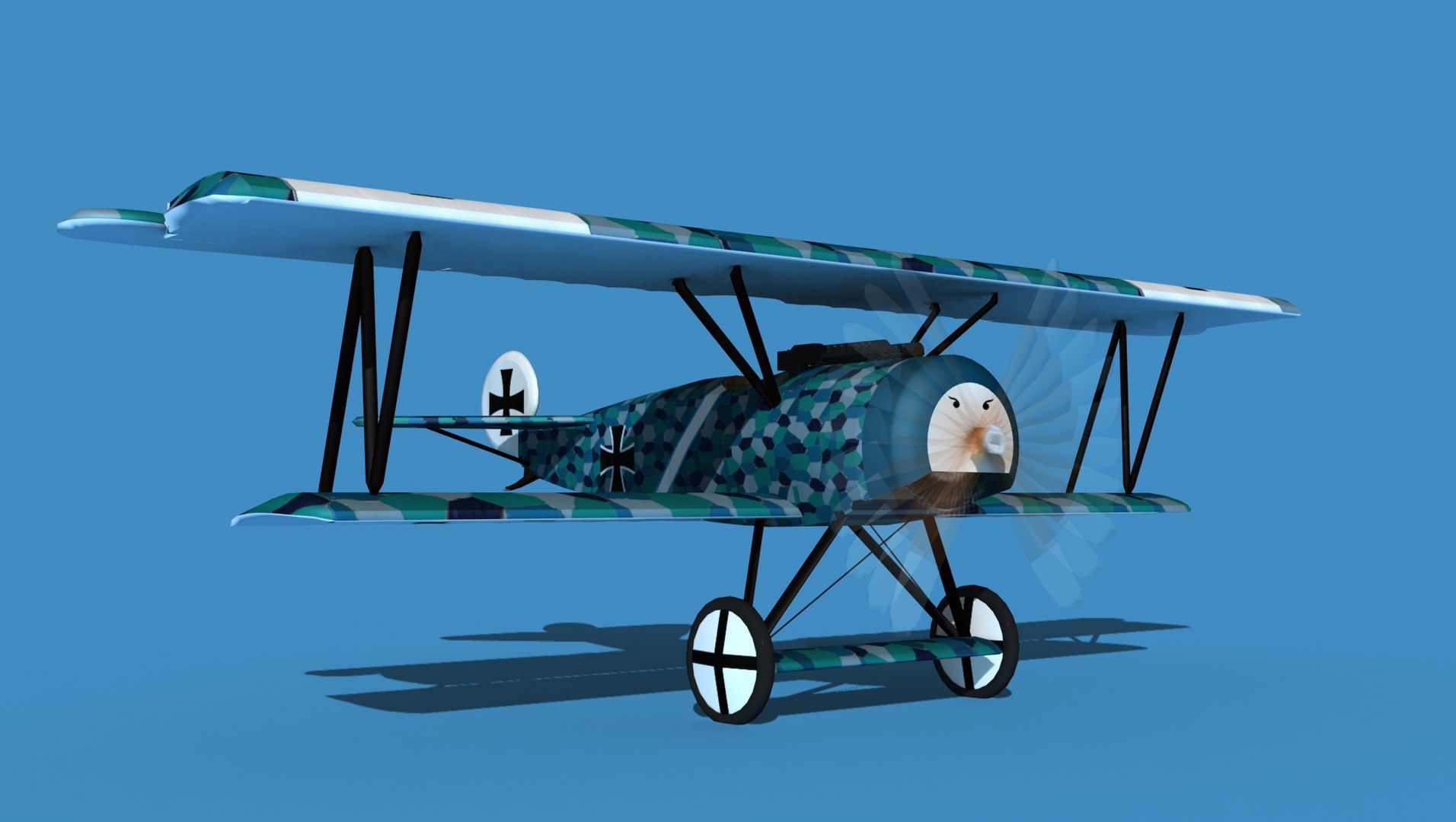 3D Fokker D-VI V07 model - TurboSquid 1919422