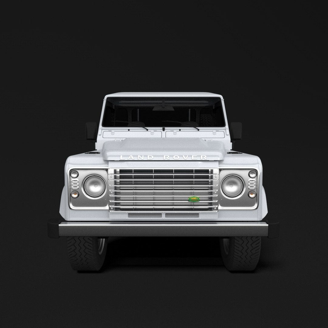 Land Rover Defender 110 High Capacity PickUp 3D Model - TurboSquid 2347094