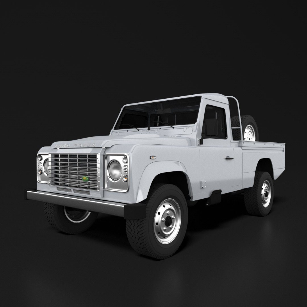 Land Rover Defender 110 High Capacity PickUp 3D Model - TurboSquid 2347094