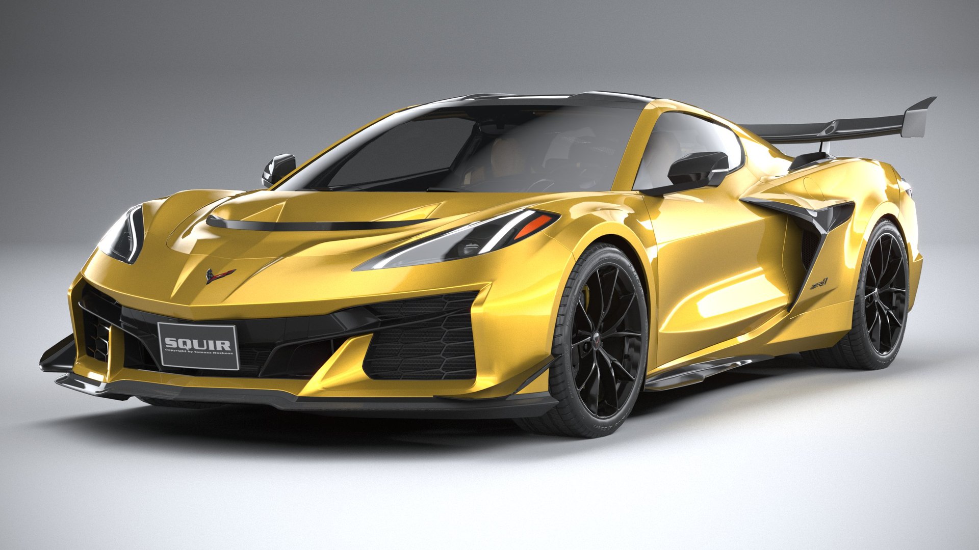 Chevrolet Corvette ZR1 2025 LowPoly Model - TurboSquid 2385534