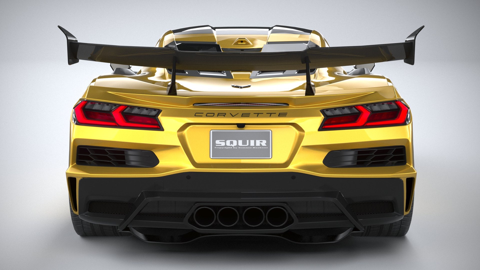 Chevrolet Corvette ZR1 2025 LowPoly Model - TurboSquid 2385534