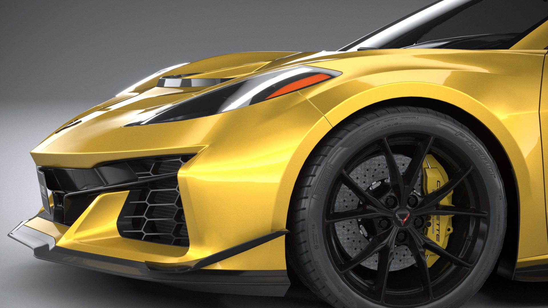 Chevrolet Corvette ZR1 2025 LowPoly Model - TurboSquid 2385534