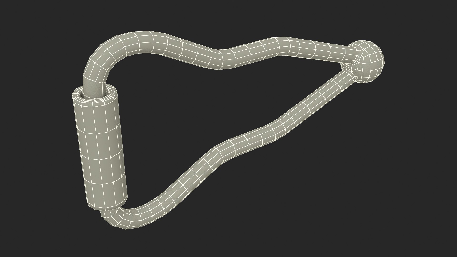 3D Figure 8 Safety Clasp Silver - TurboSquid 2122359