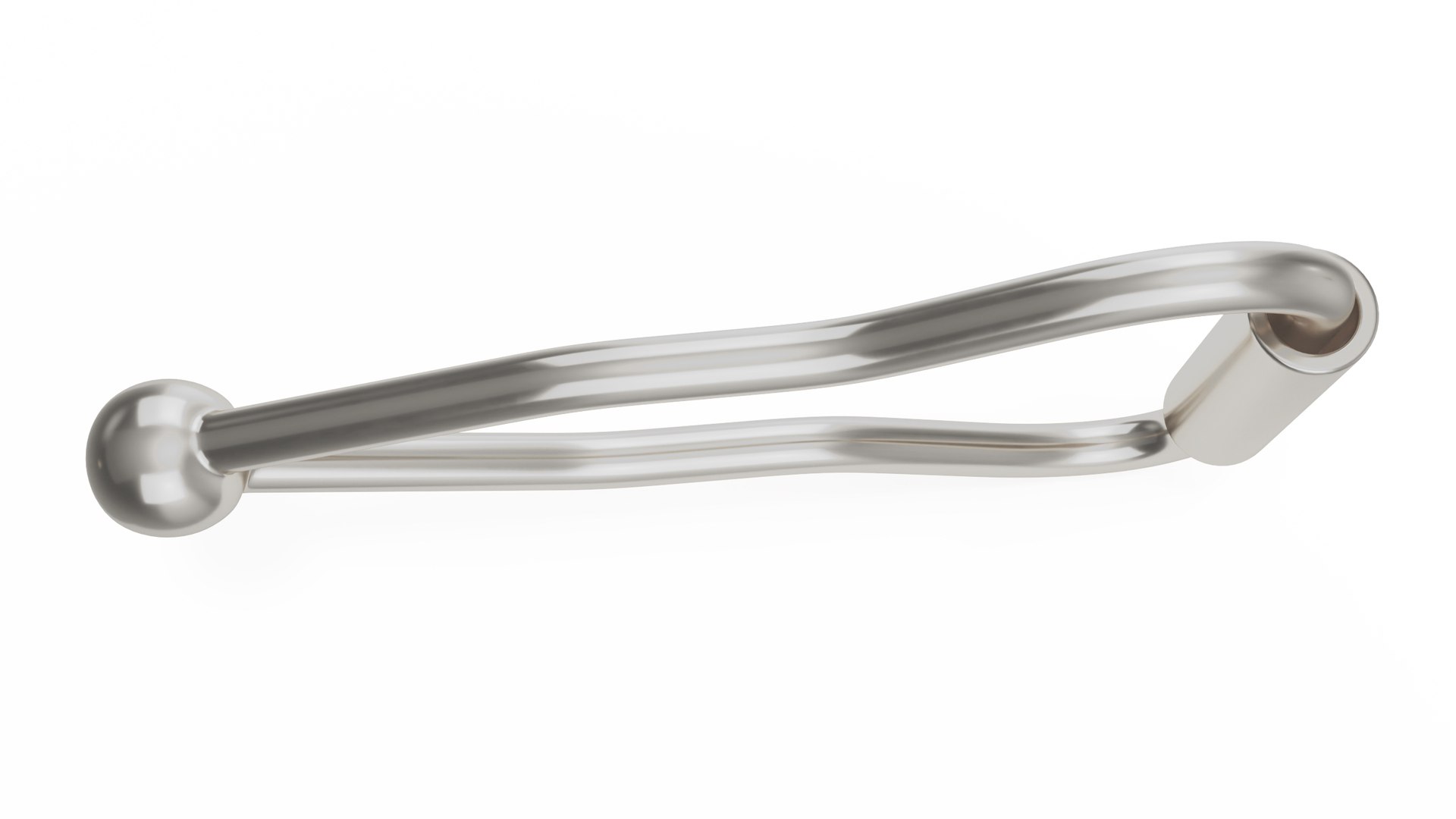 3D Figure 8 Safety Clasp Silver - TurboSquid 2122359