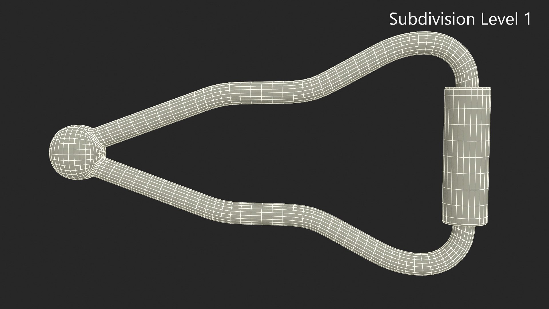 3D Figure 8 Safety Clasp Silver - TurboSquid 2122359