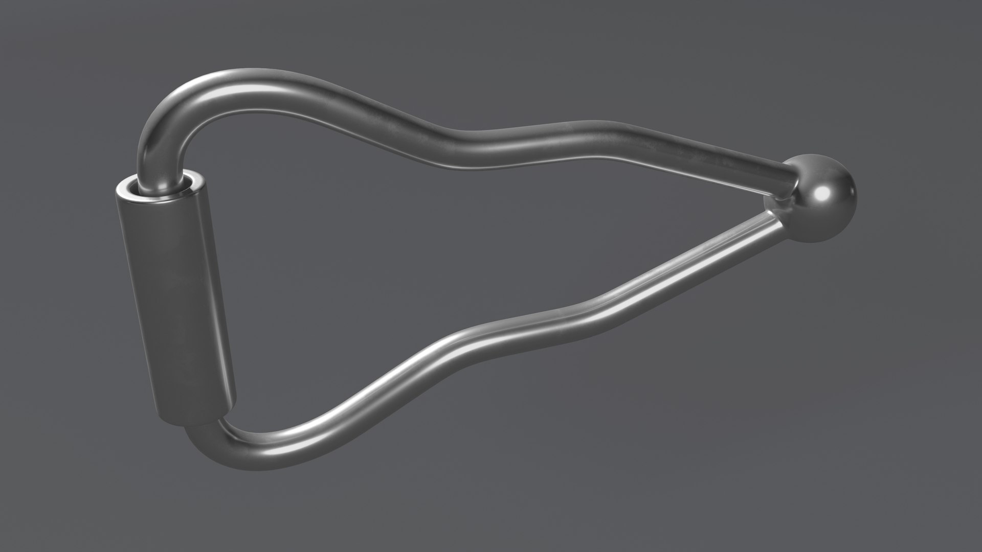 3D Figure 8 Safety Clasp Silver - TurboSquid 2122359