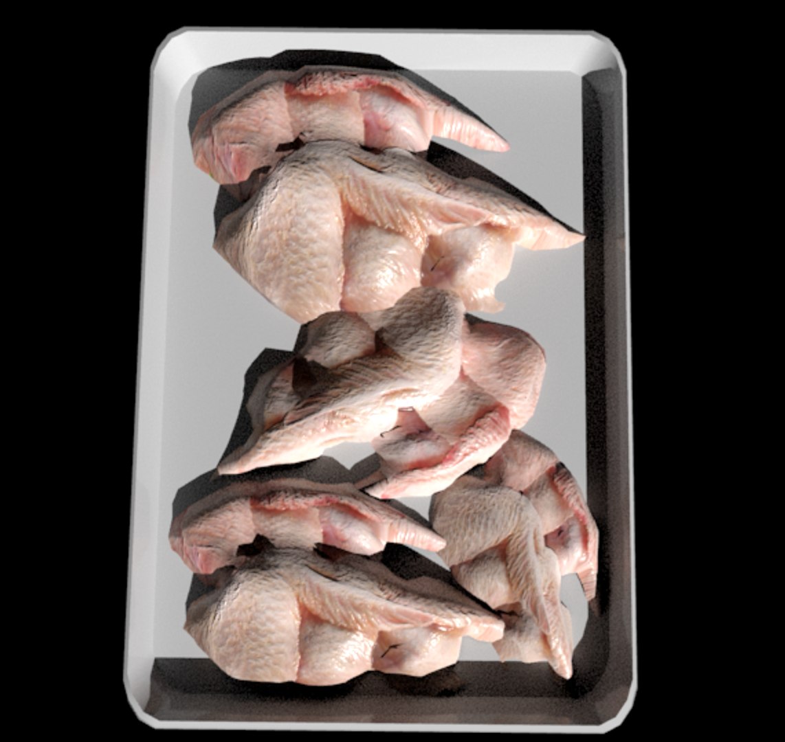 3D Chicken Wings - TurboSquid 1459697