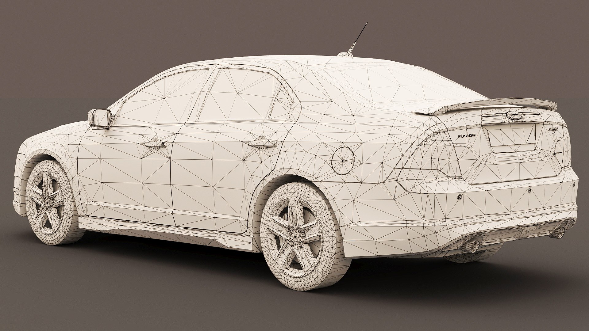 3D Ford Fusion Sport 2010 Model - TurboSquid 2031921