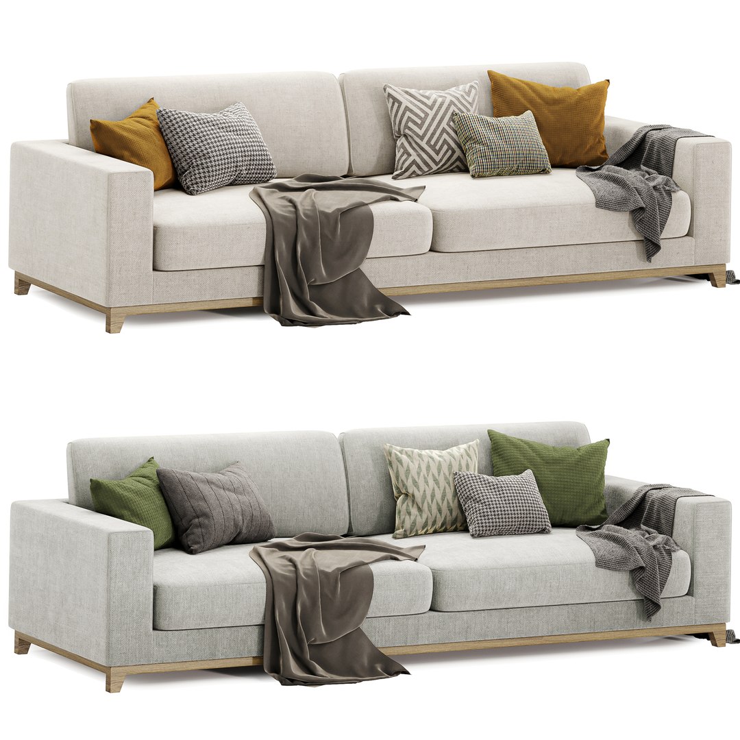 3D Model Spencer 4 Seat Sofa - TurboSquid 2284393
