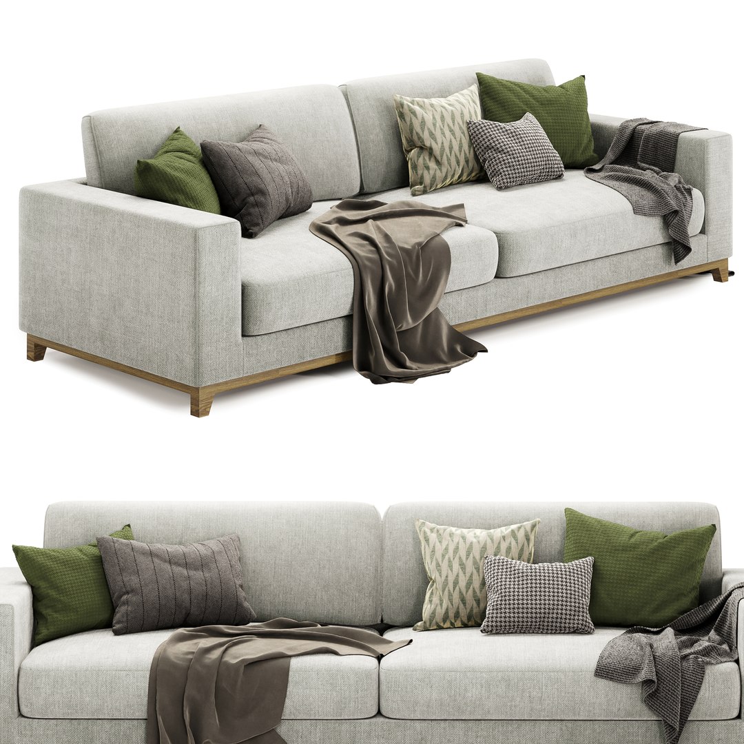 3D Model Spencer 4 Seat Sofa - TurboSquid 2284393