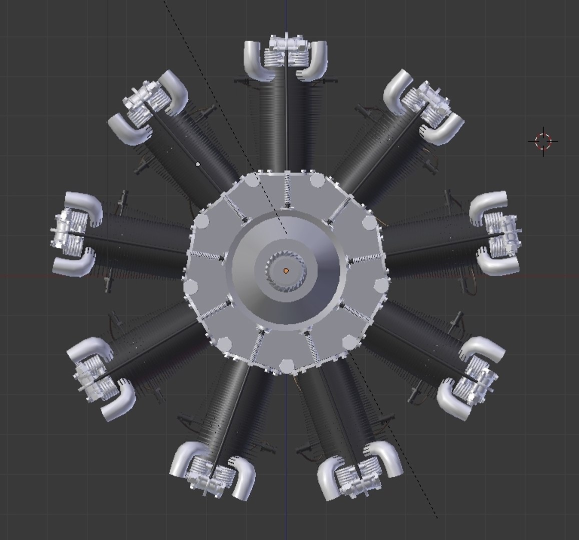 3ds max radial engine