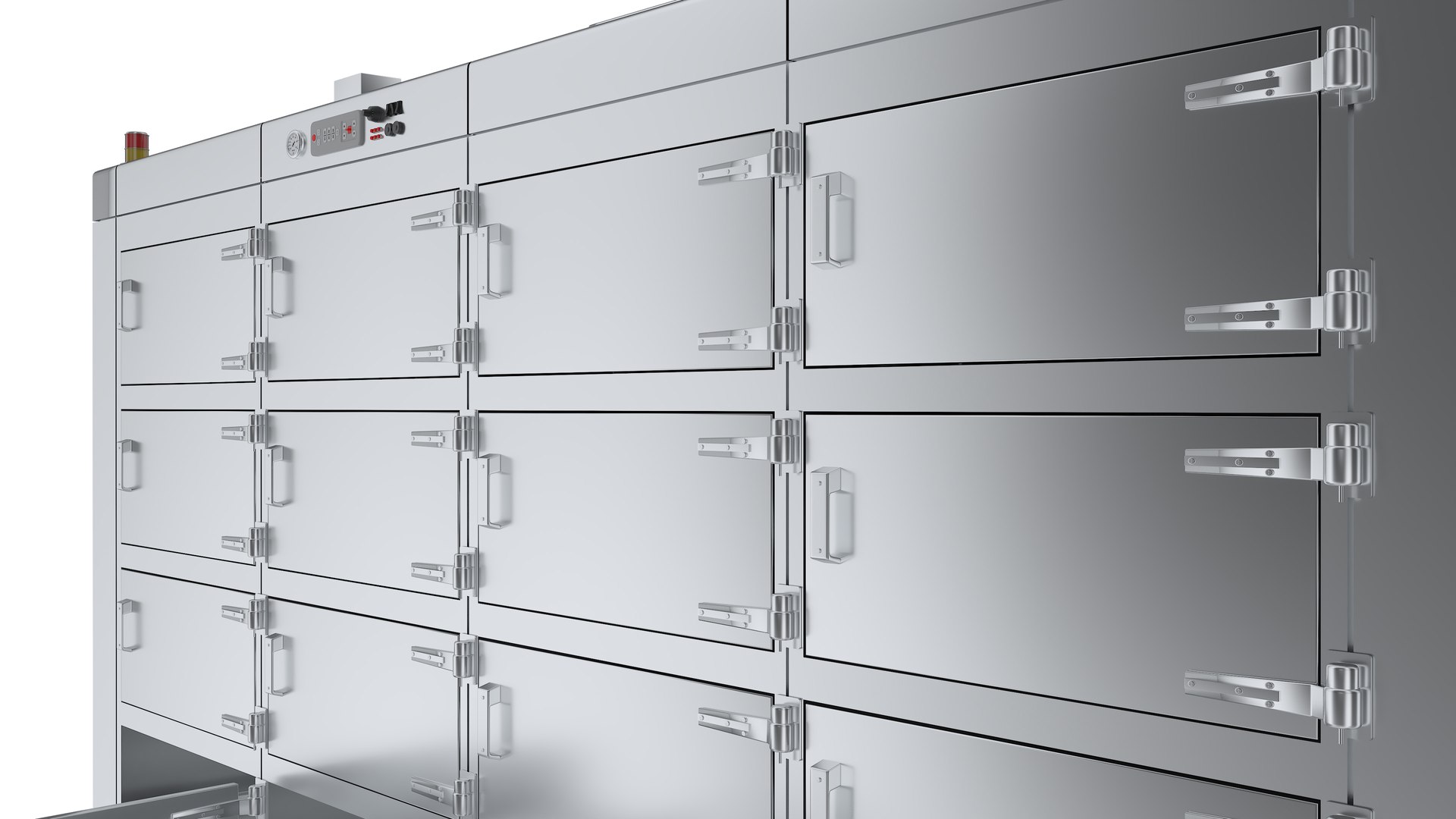 Morgue Refrigeration Units And Dead Person Model - TurboSquid 2235766