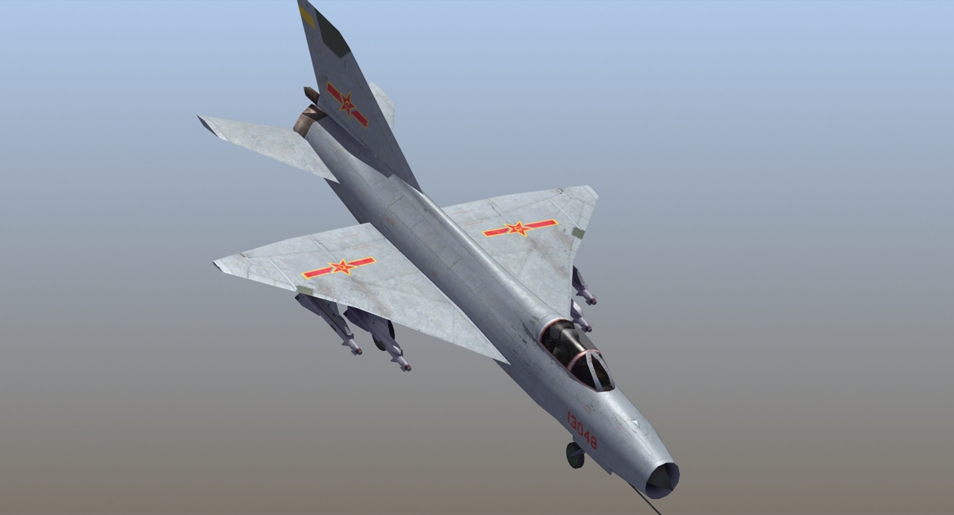 Plaaf J-7 Fishbed Fighter 3D Model - TurboSquid 1192872