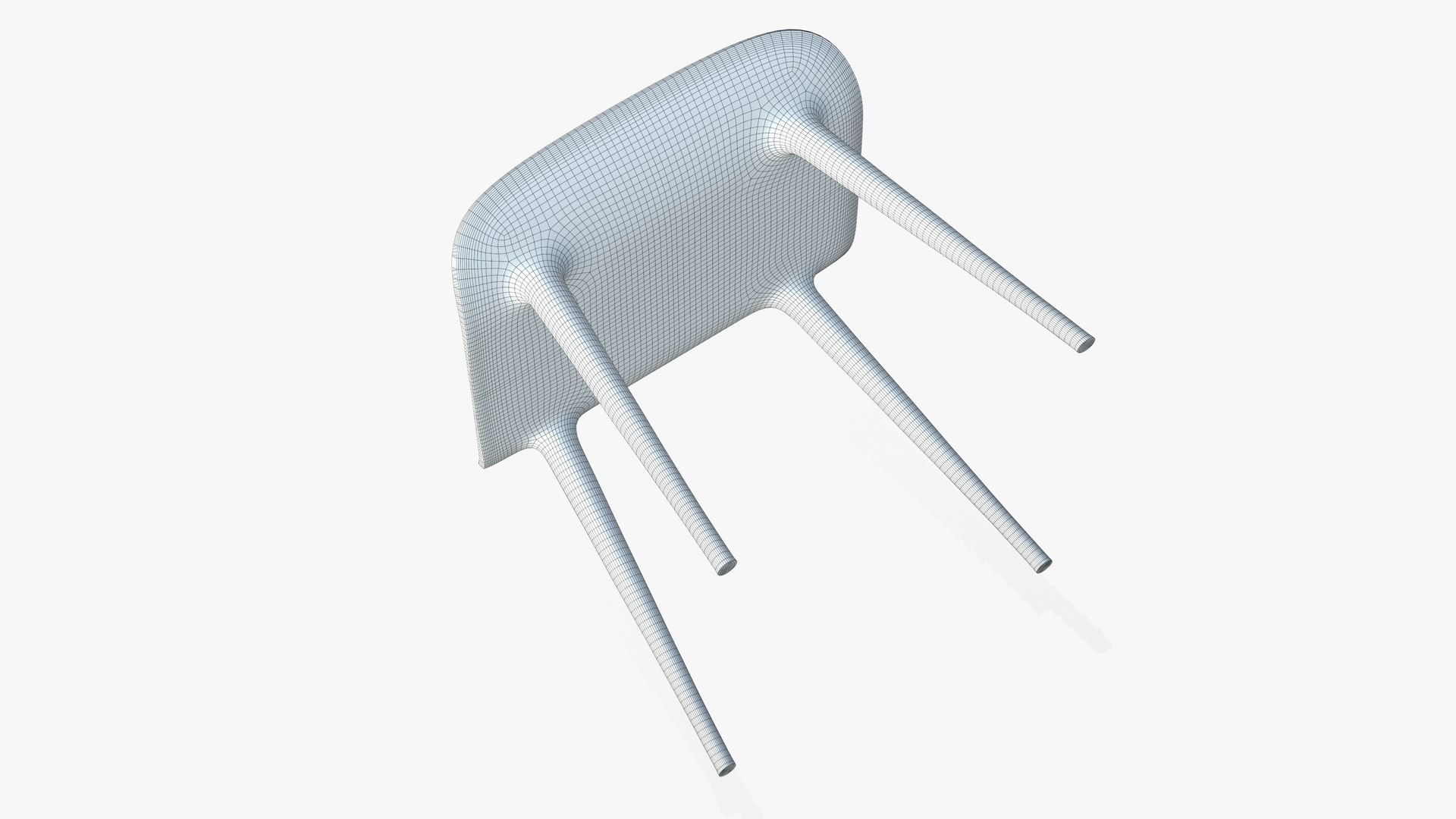 3D Model Wooden Stool Chair Classic - TurboSquid 1854947