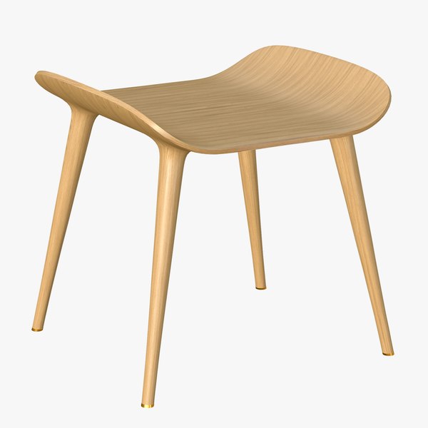3D model Wooden Stool Chair Classic - TurboSquid 1854947