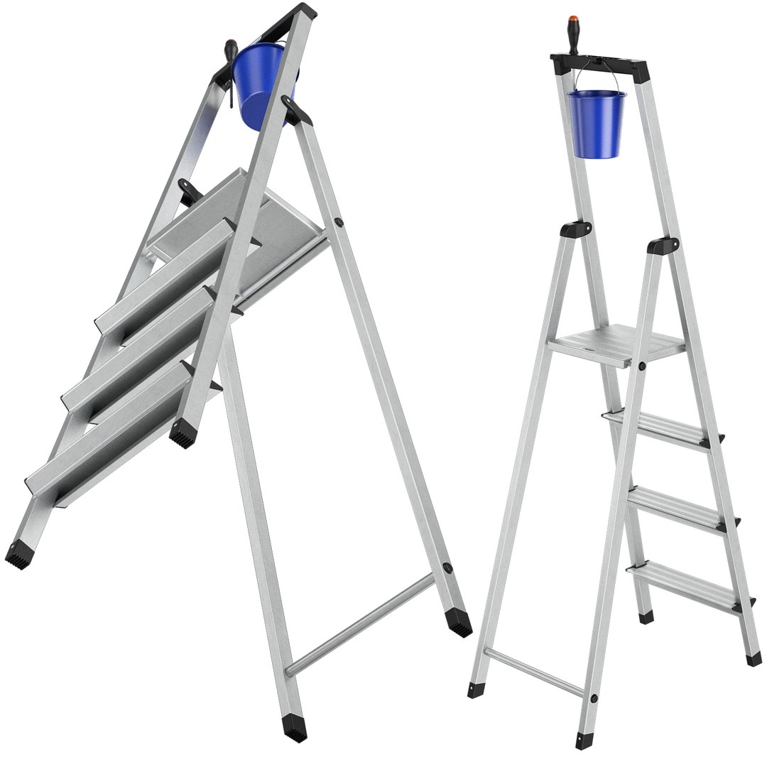 3D Step Ladders Set KRAUSE Model - TurboSquid 1843426